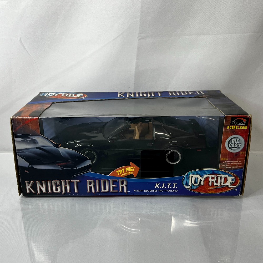 Pre-owned RC2 JOYRIDE KNIGHT RIDER K.I.T.T DIECAST 1/18 SCALE MODEL ...